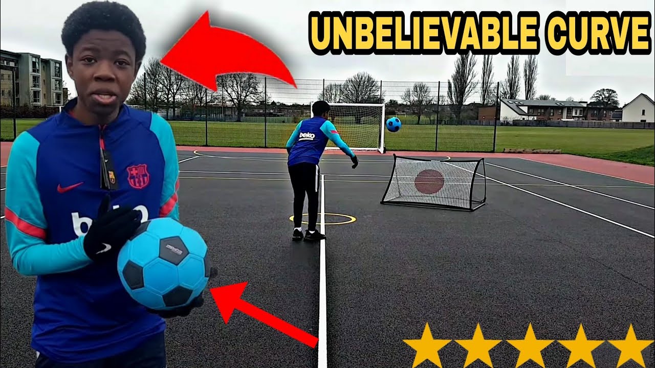 CRAZY SWERVE! Overpowered Football Challenge! - YouTube