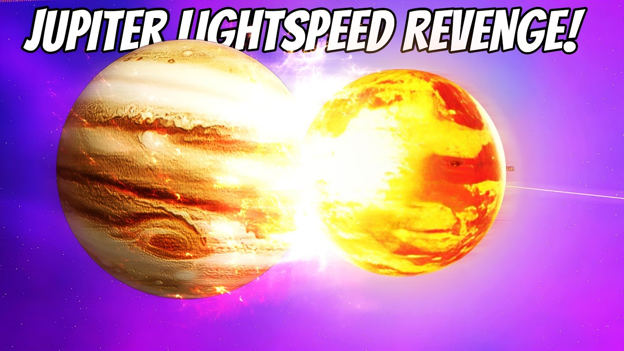 Throwing Planets in JUPITER at LIGHT SPEED!! Episode 9.1 | Universe ...