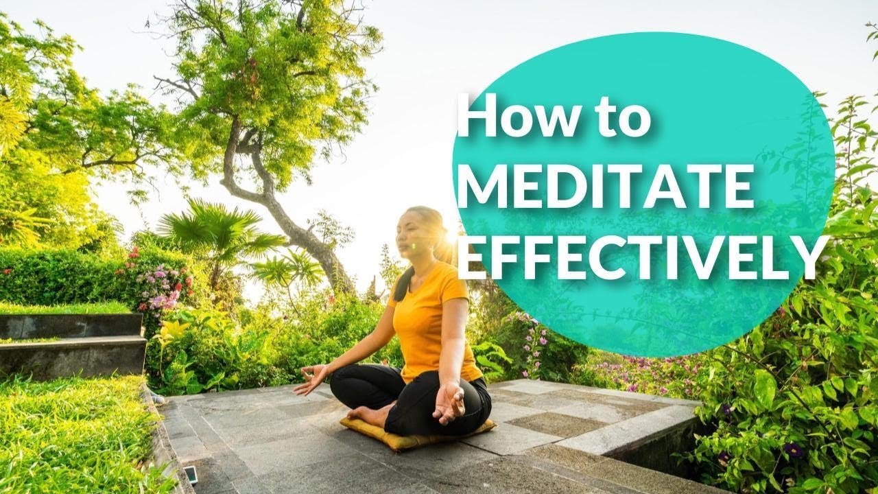 How to Meditate Effectively | Tripaneer - YouTube