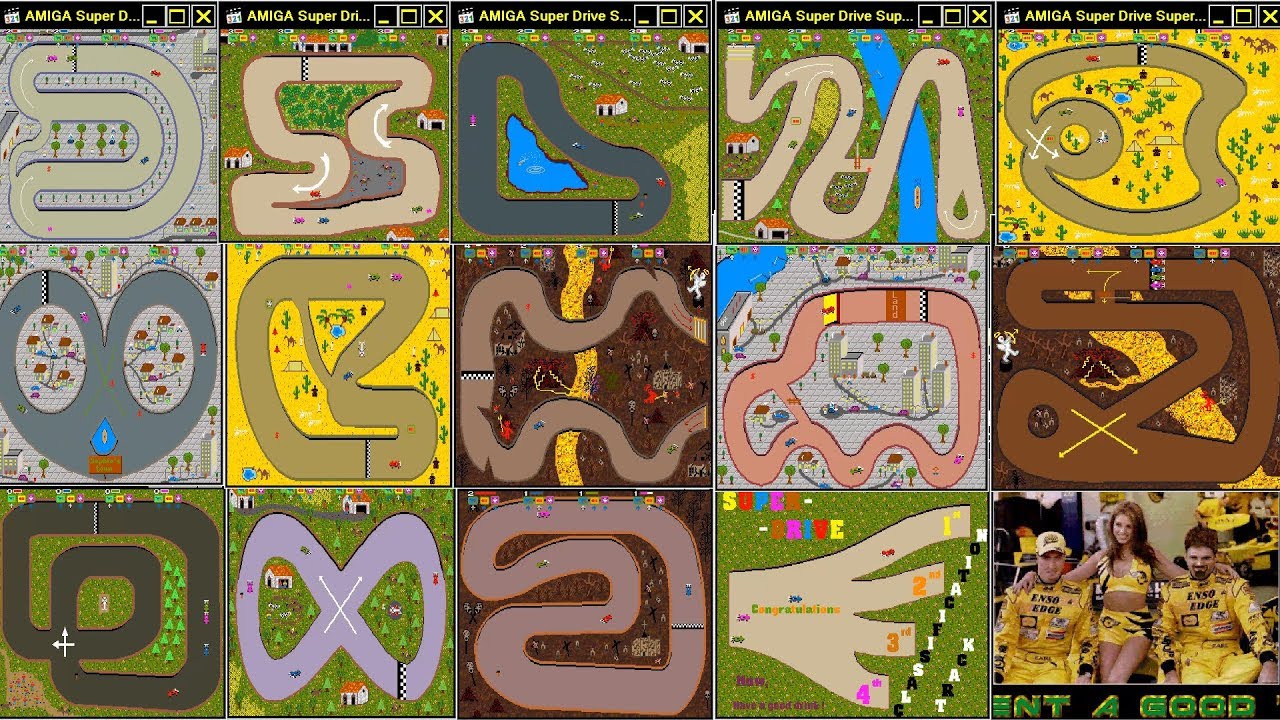 AMIGA Super Drive Superdrive WHOLE GAME By Sylvain Zangiacomi v1.0 up ...