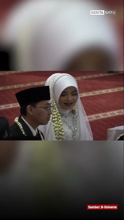 Momen haru! 100 Pasangan Ikut Nikah Massal di Masjid Istiqlal - YouTube