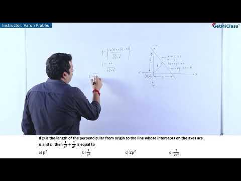 Perpendicular Line Length Formula Explained JEE 11th Maths 2D Geometry ...