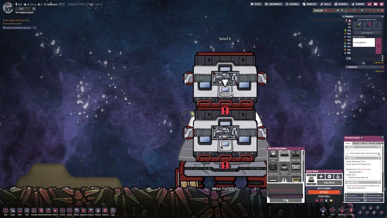 Multi spacefarer module Glitch 【Oxygen Not Included】 - YouTube