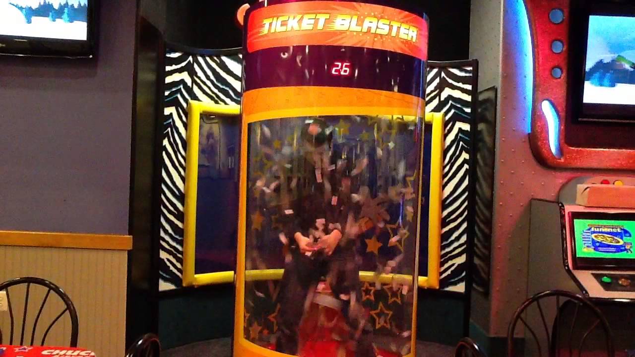 Nico Ticket Blaster Chuck E Cheese - YouTube