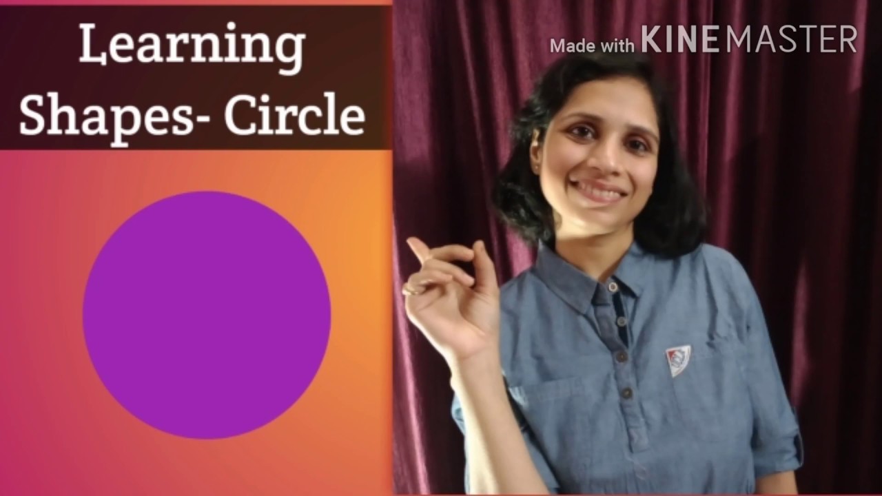 How to teach Circle shape - YouTube