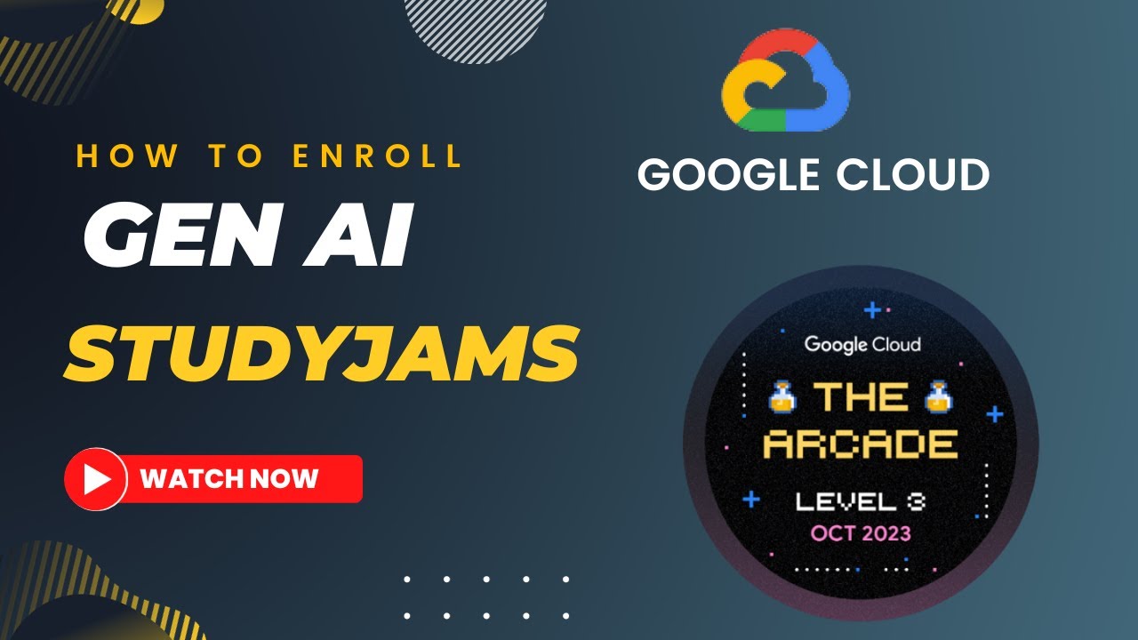 How to enroll GEN AI Google Cloud Study Jam #googlecloud #cloudskillsboost - YouTube