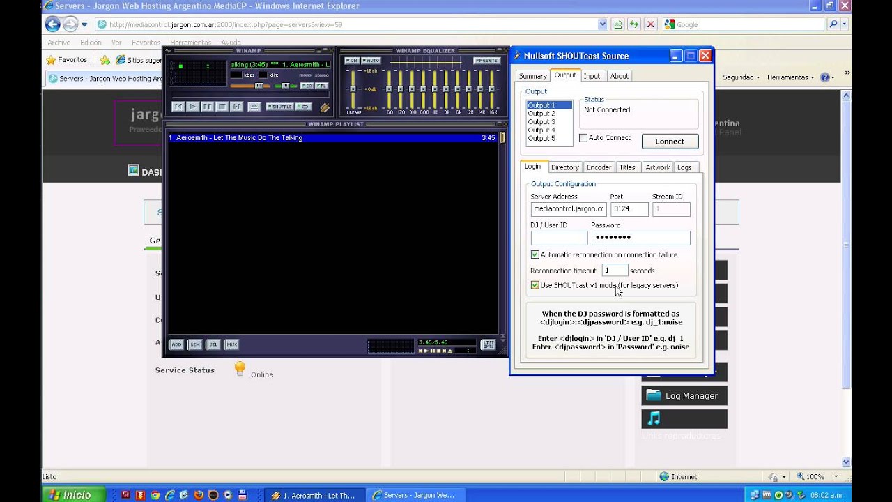 Tutorial Panel+Shoutcast+Wowza - YouTube