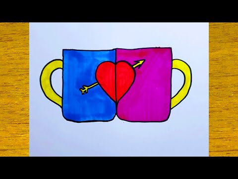 Kupa Çizimi / Kupa Nasıl Çizilir / Güzel Ve Tatlı Çizimler / Kolay Çizimler