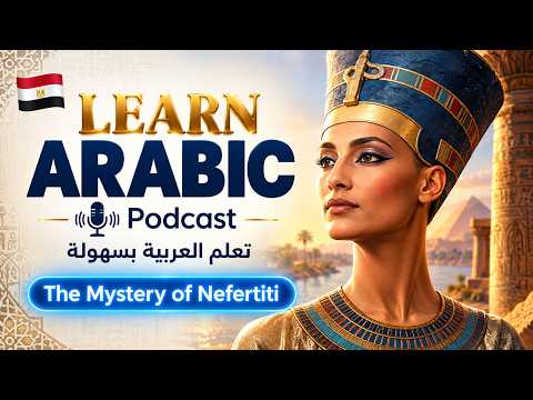 Arapça Öğrenme Podcasti | Nefertiti'nin Gizemi: En Esrarengiz Kraliçe (B1-B2) | Arapça Podcast