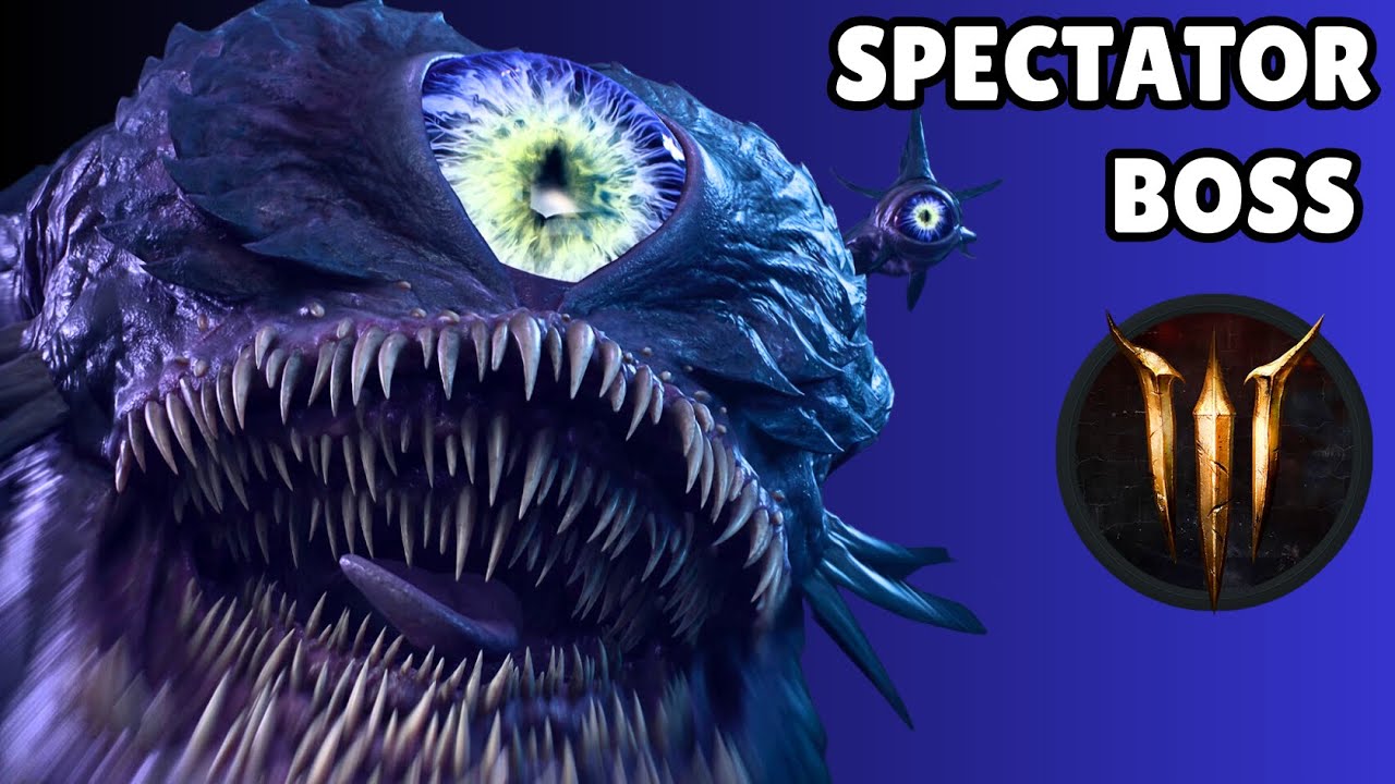 How to Defeat Spectator Boss in UnderDark - Baldur's gate 3 - YouTube