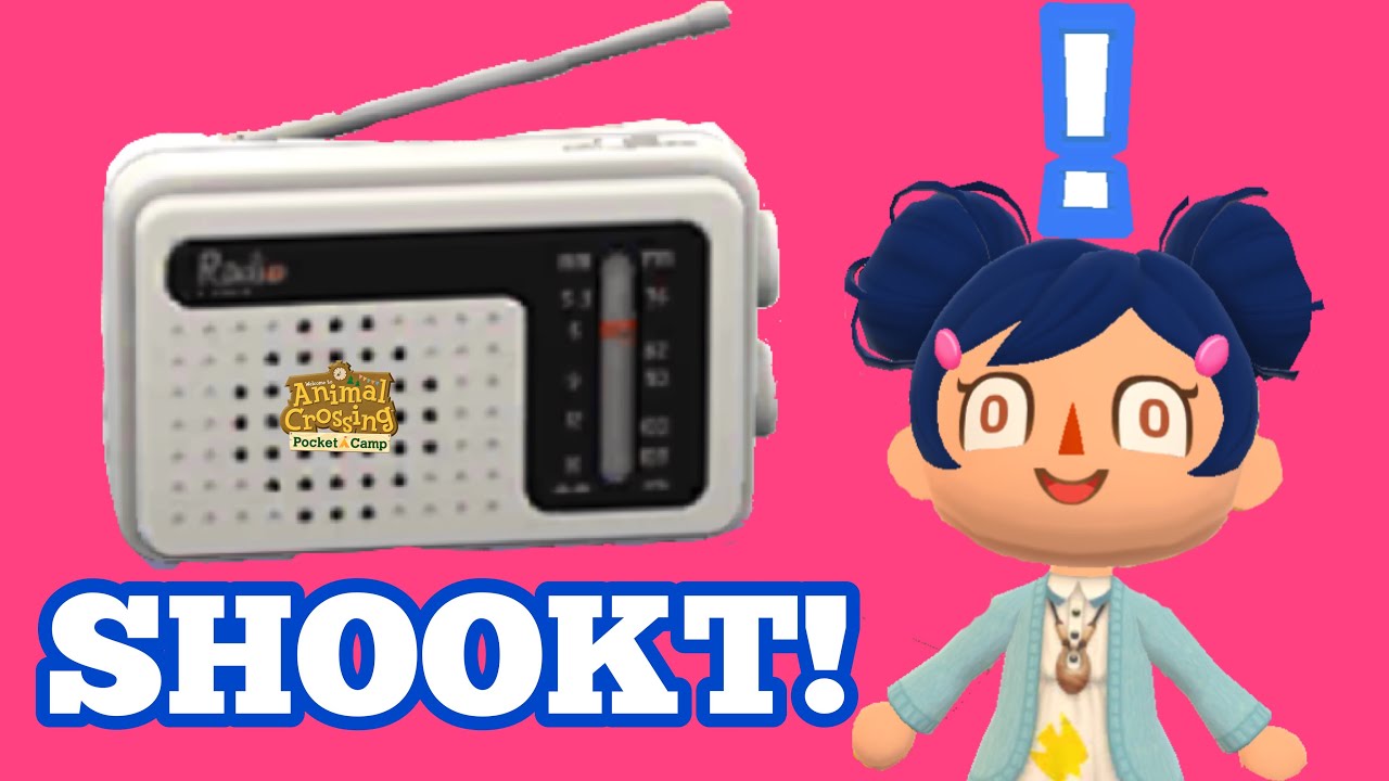 PORTABLE RADIO in Animal Crossing Pocket Camp - YouTube