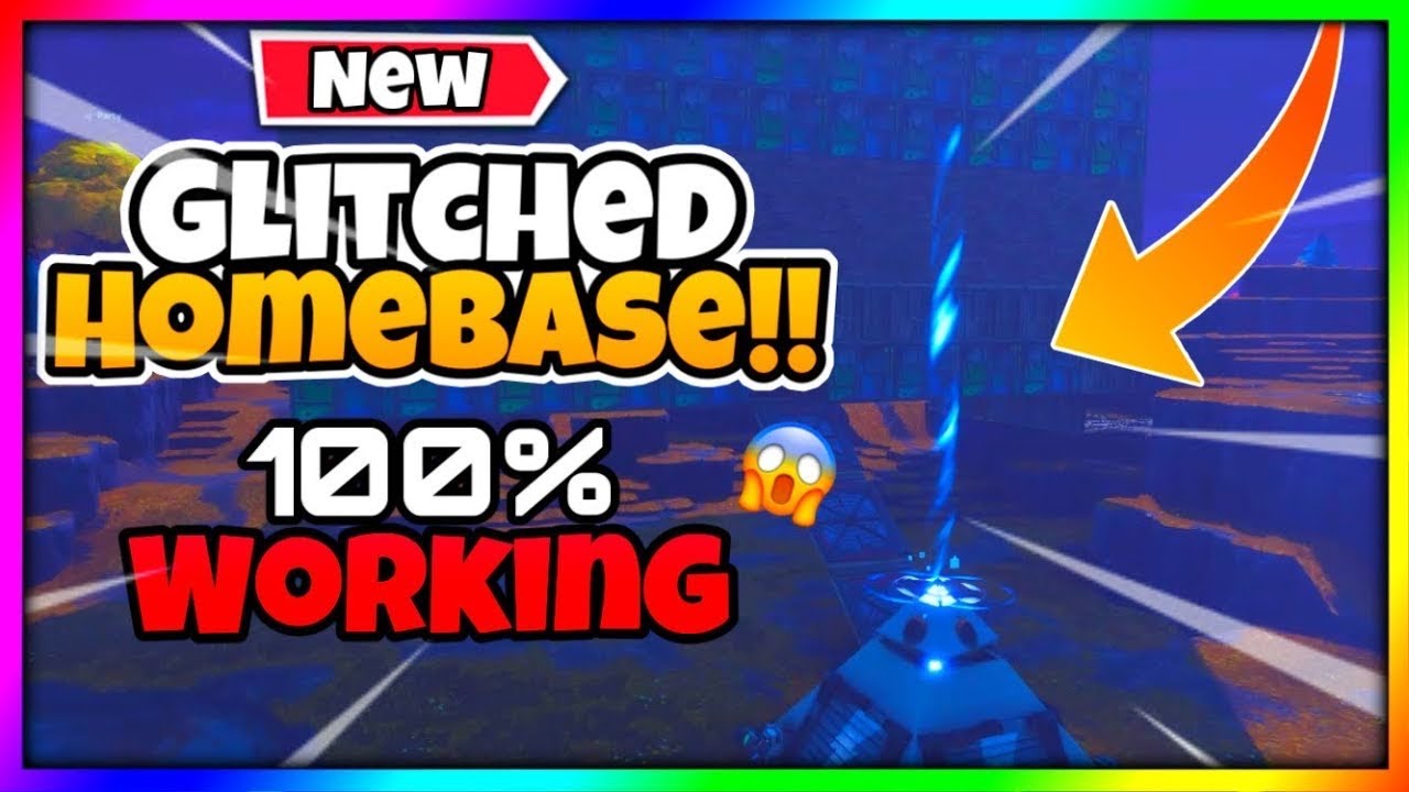 **HOW TO** BUILD A GLITCH HOMEBASE IN STW EASY - YouTube