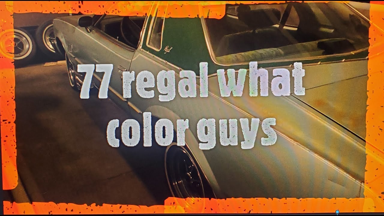 77 Regal what color guys #buickregal #buick - YouTube