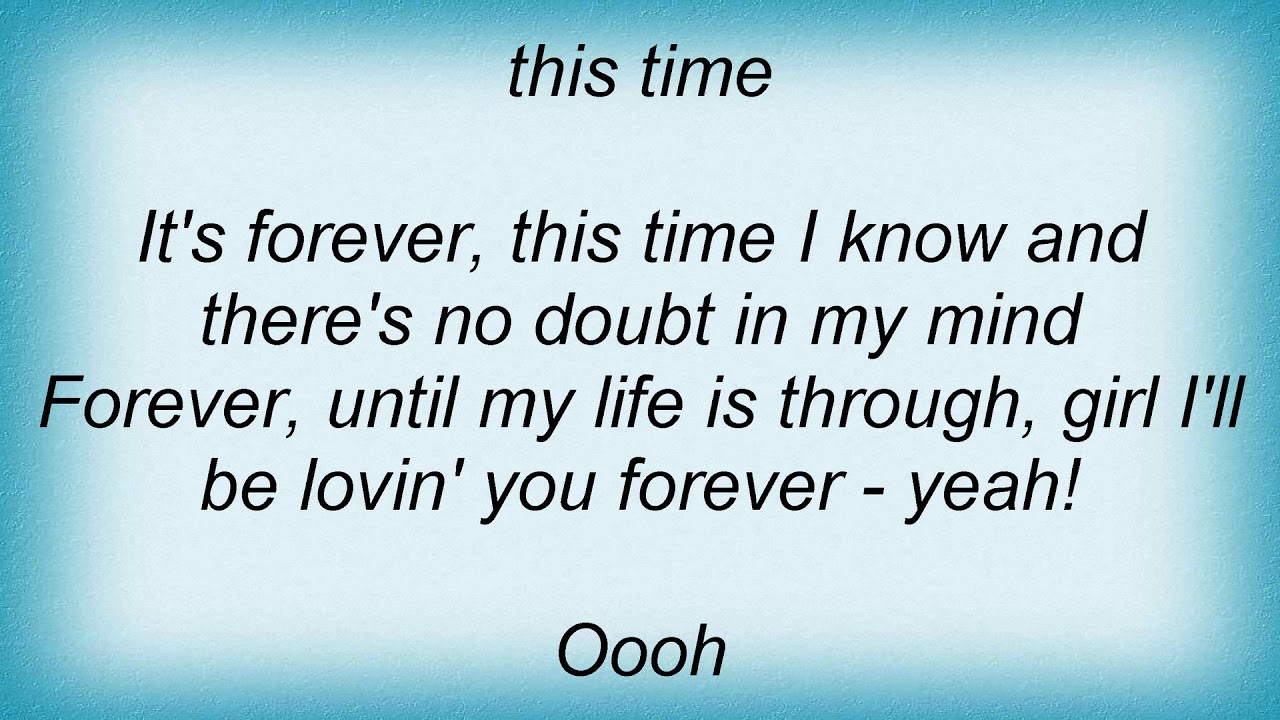 Kiss - Forever Lyrics - YouTube