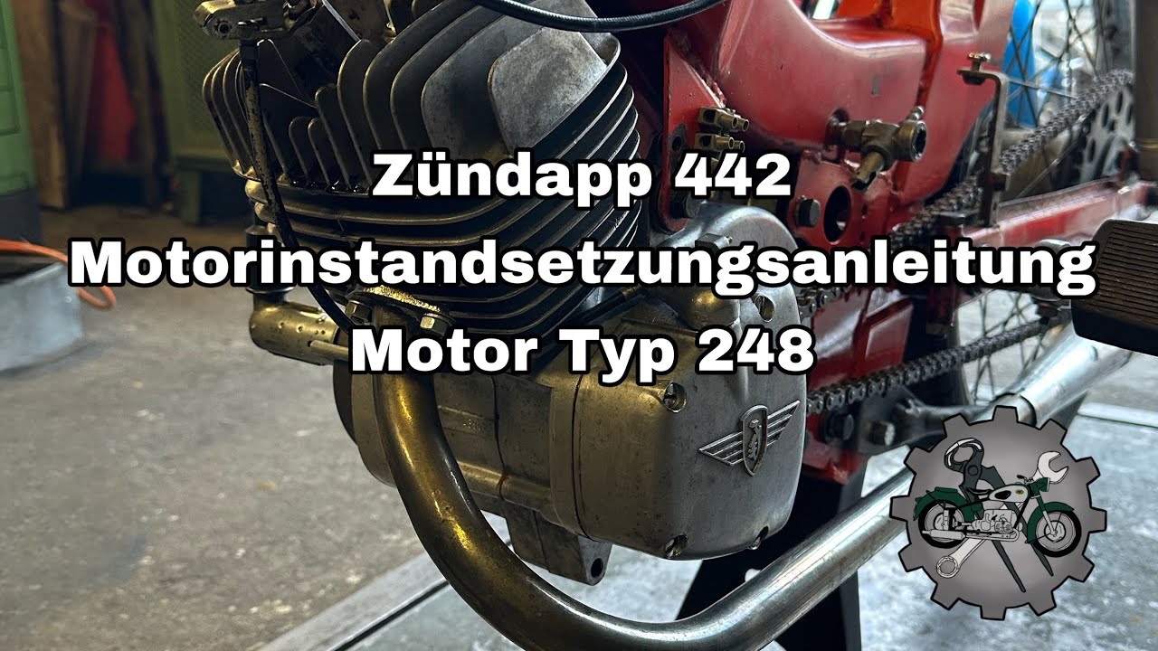Zündapp 442 Automatic-Motor Aufbauanleitung (Zündapp Typ 248 mit ...