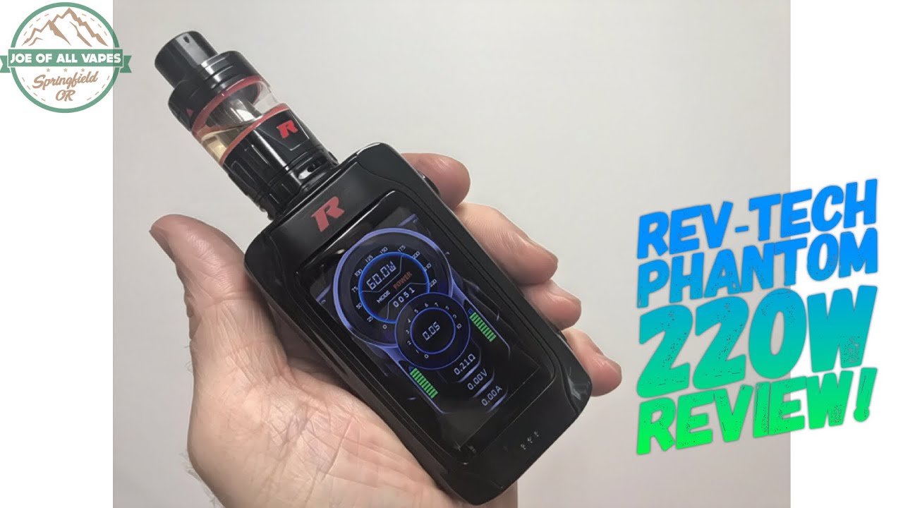 Rev Tech Phantom 220w Kit~ Tactile interface~ Review! - YouTube
