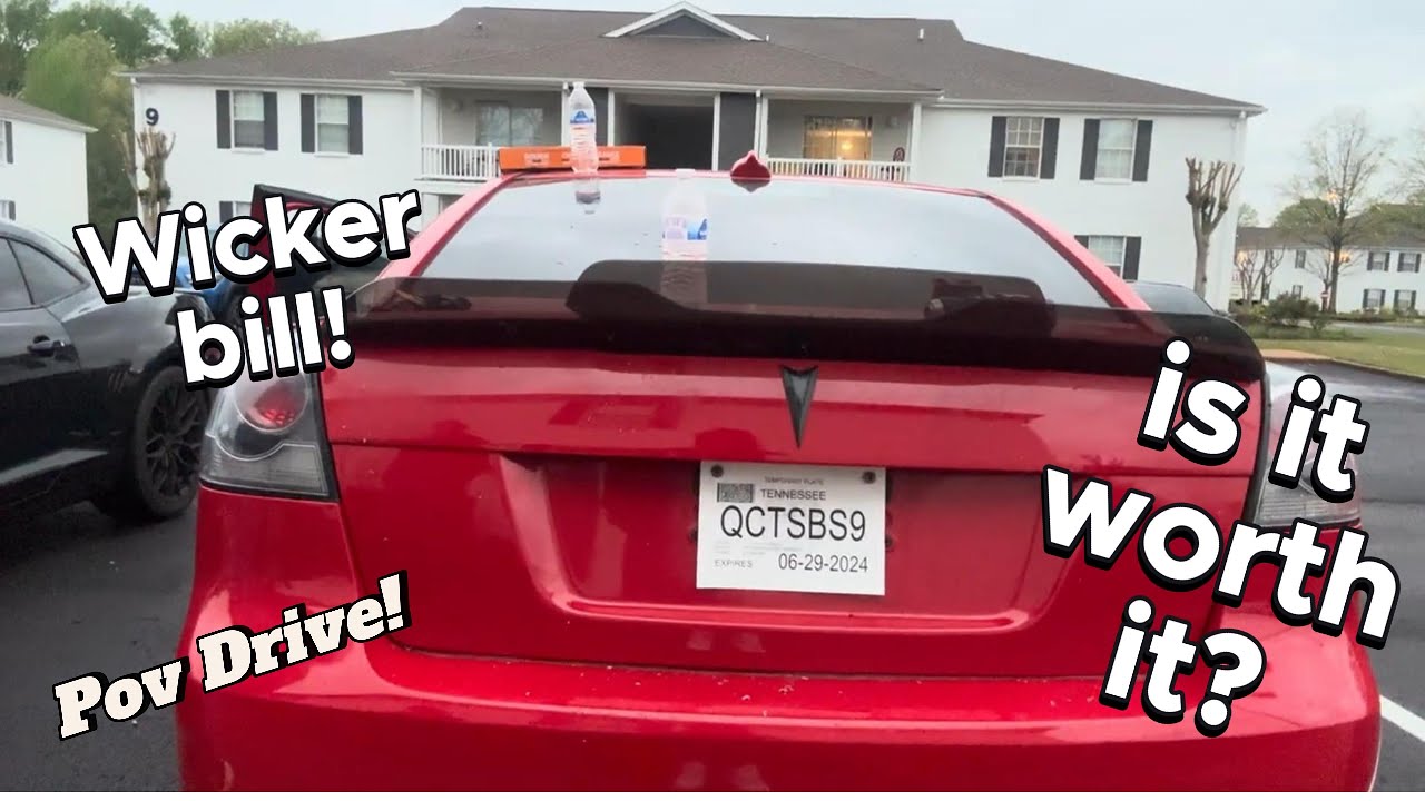 G8 gets custom wickerbill! - YouTube