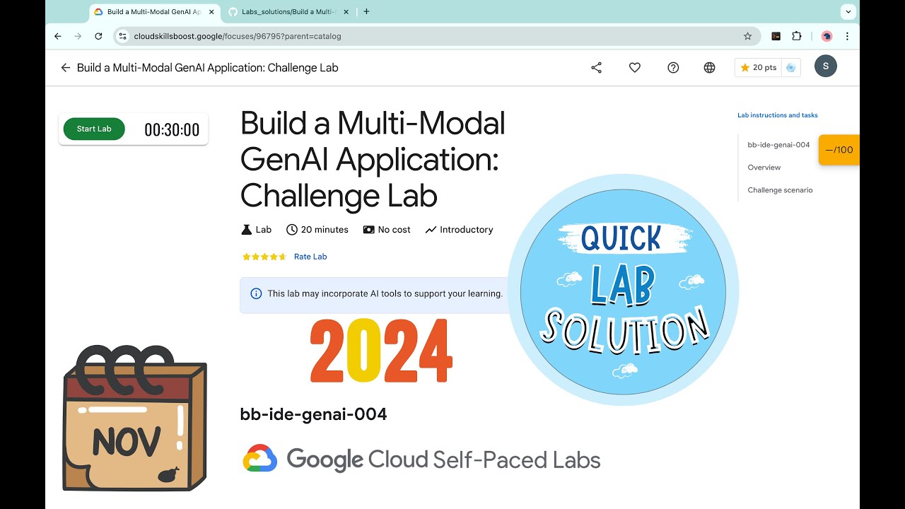 Build A Multi Modal Genai Application Challenge Lab Qwiklabs