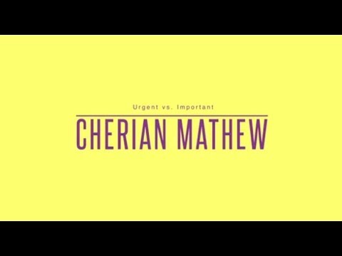 Urgent Important VP Cherian Mathew - YouTube