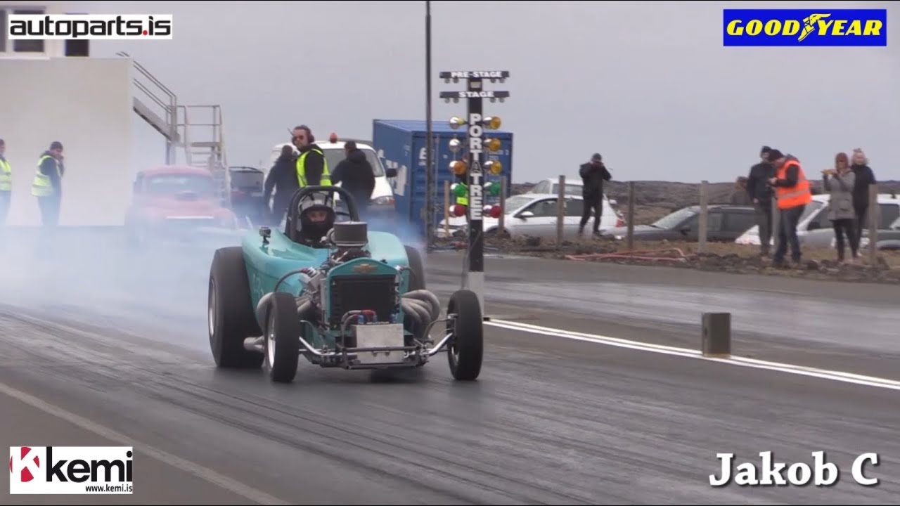 Drag Racing Iceland 2016! 1. round in Icelandic Championship - YouTube