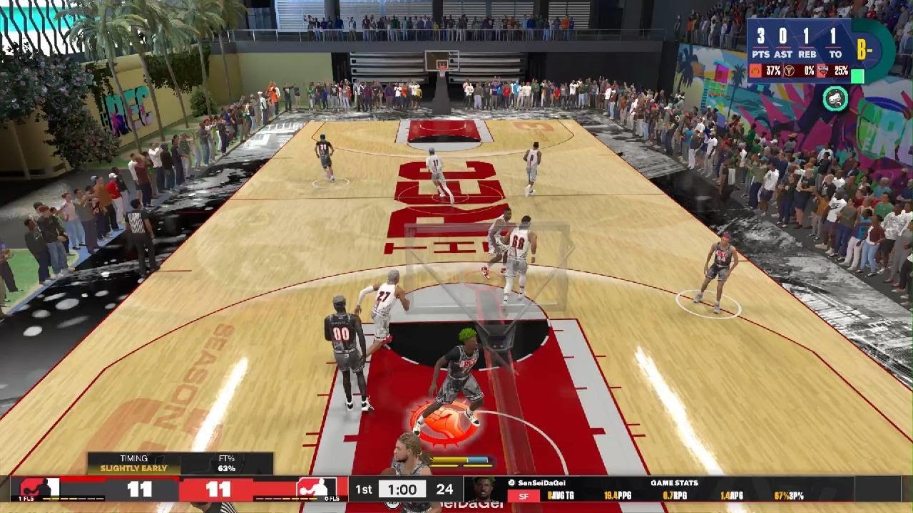 NBA 2K24_Rec_Everyone lag out lol - YouTube