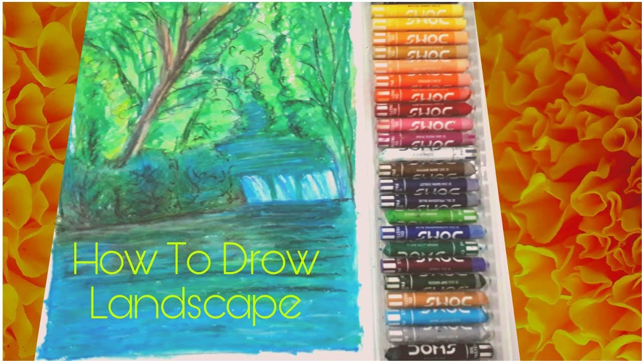 Deep Forest Near Waterfalls/Landscape Drowing - YouTube