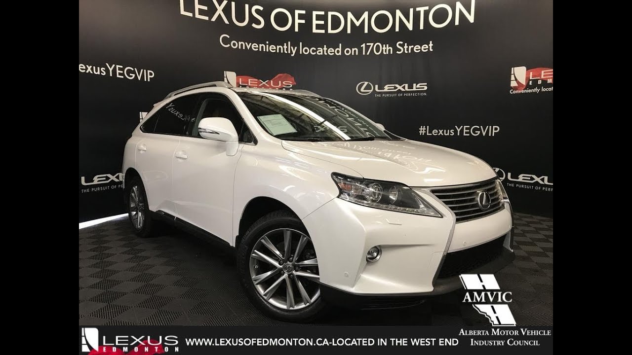 Used White 2015 Lexus RX 350 Technology Package Walkaround Review Lac ...