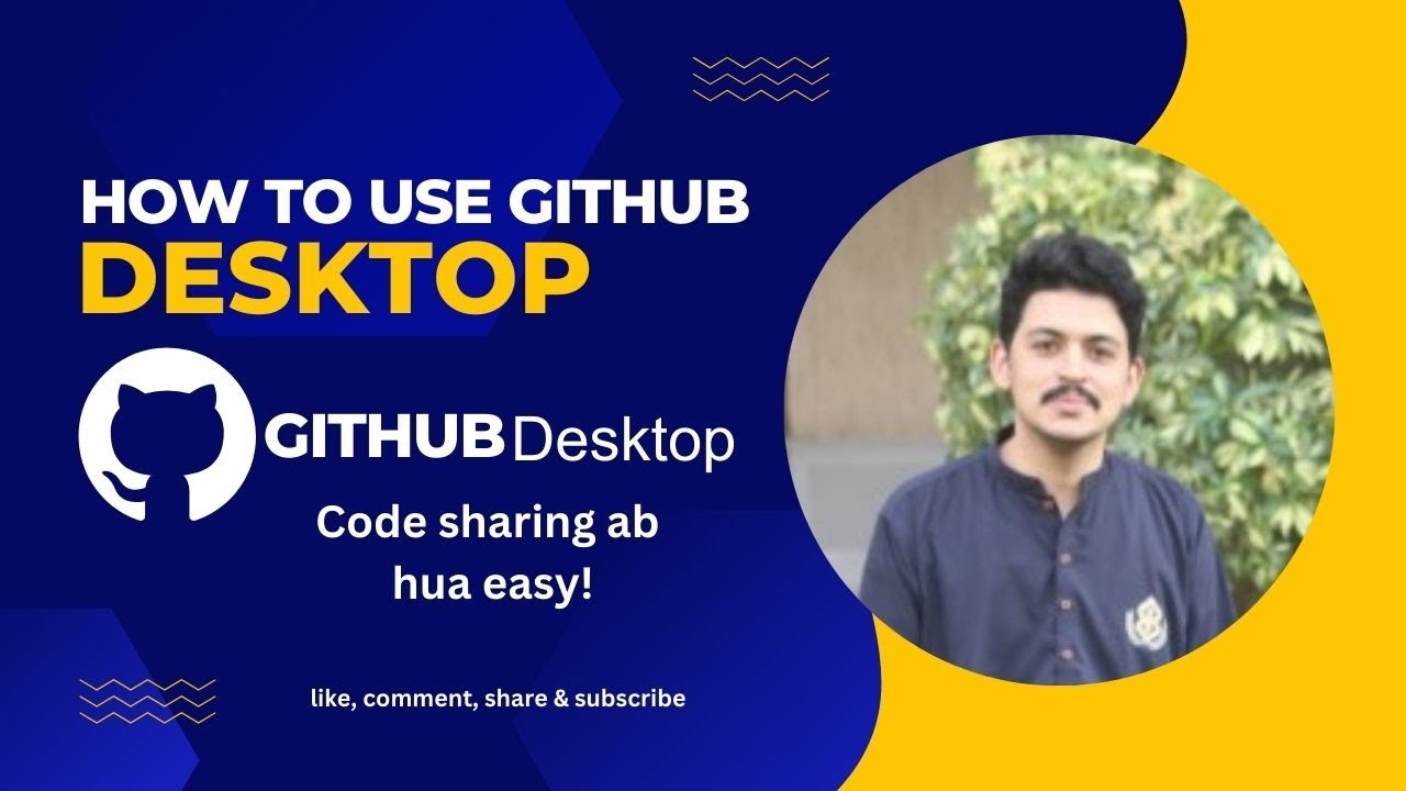 Your first Github Repositorie Download Github desktop and install - YouTube
