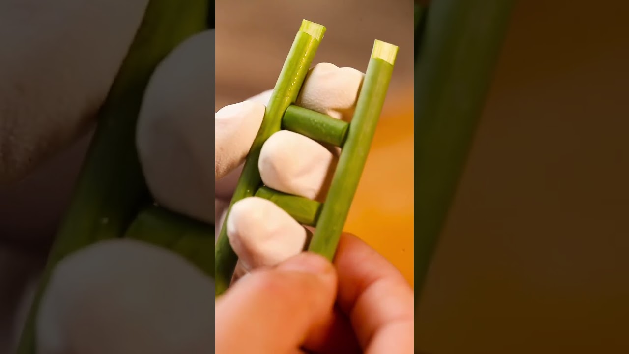 HOW TO MAKE A CHAIR WITH GARLIC SCAPES? #asmr #asmrvideo #asmrsounds # ...