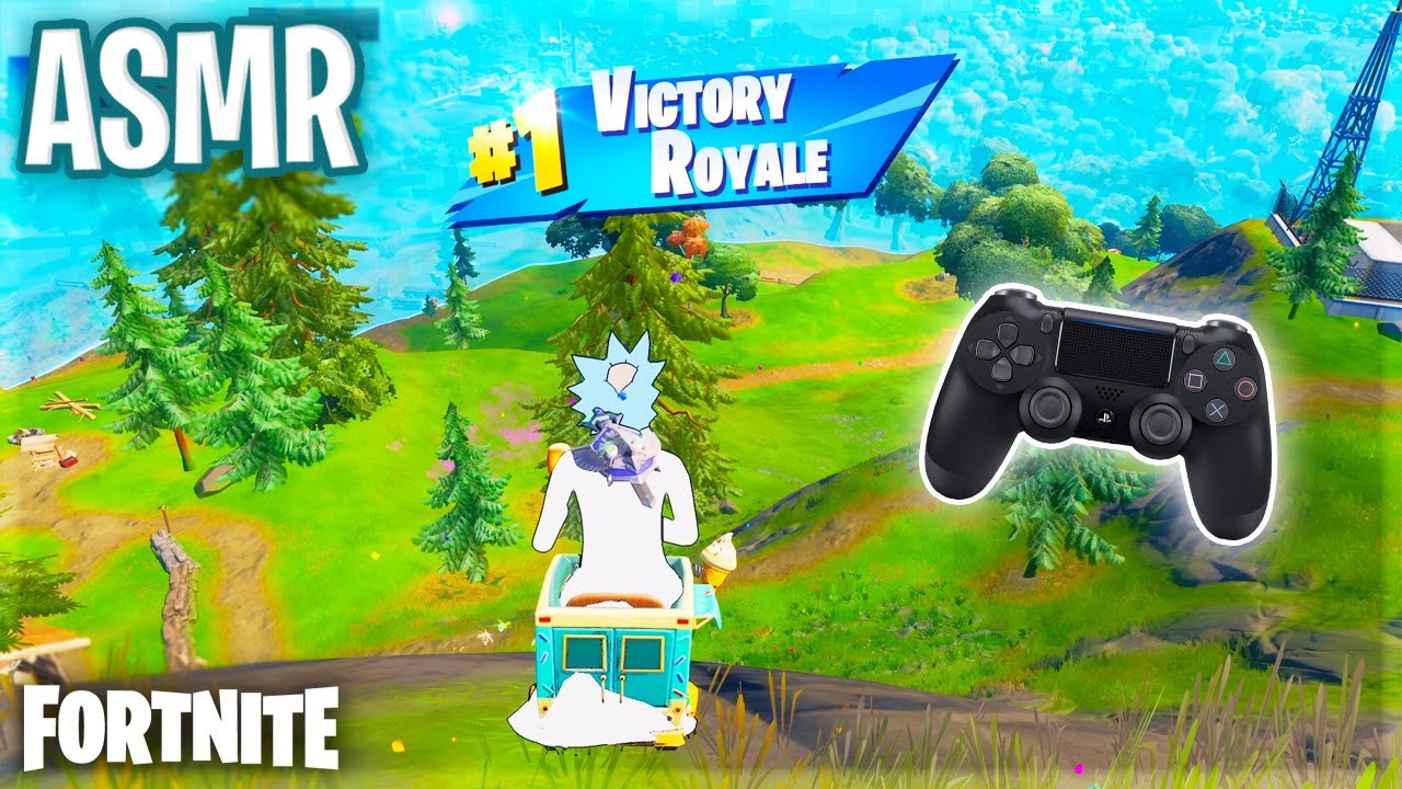 Fortnite ASMR - 10 Elim Victory in a Bot Lobby | 🎮 PS4 Controller ...