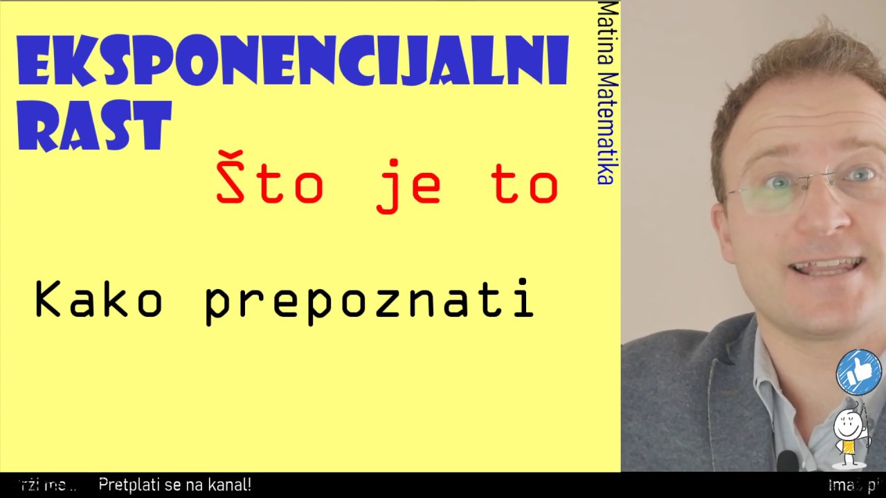 Eksponencijalni rast 😱 Kako prepoznati - YouTube