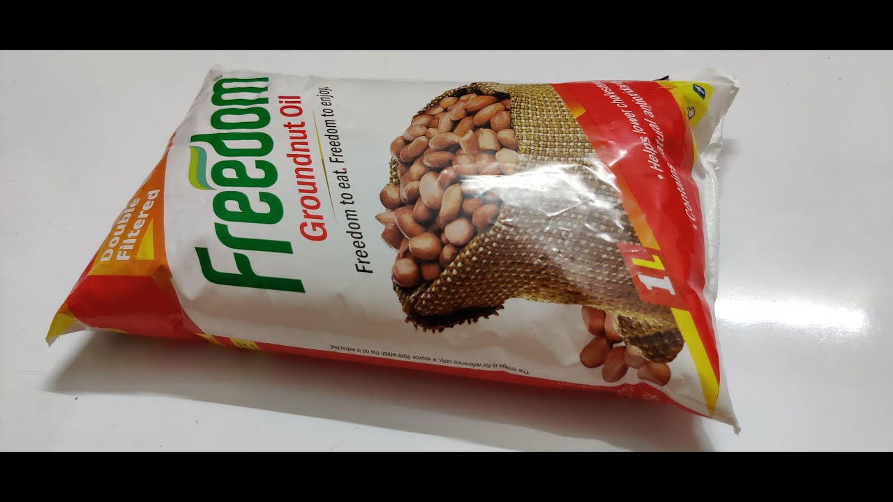 Freedom Groundnut Oil Price | Hands On 1 Liter Packet - YouTube