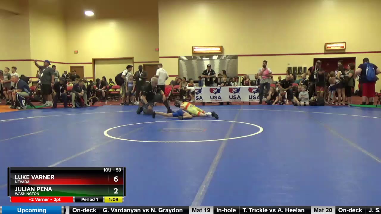10U 59 Luke Varner Nevada Vs Julian Pena Washington - YouTube