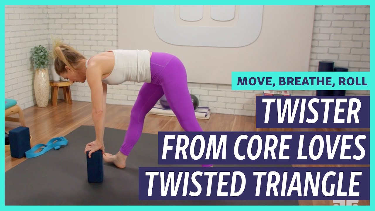 Target Your Core with a Twisted Triangle - YouTube