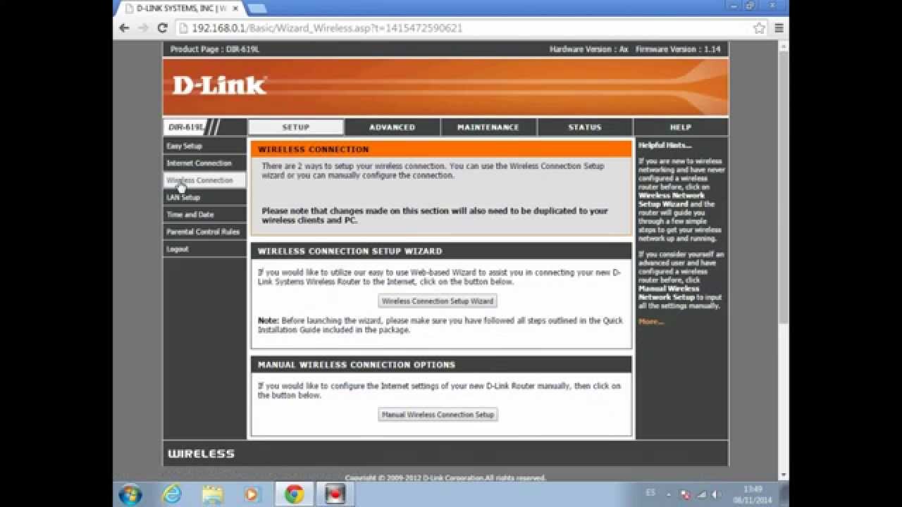 How To Change Password D-Link 619L - Wireless Router Security Setup ...