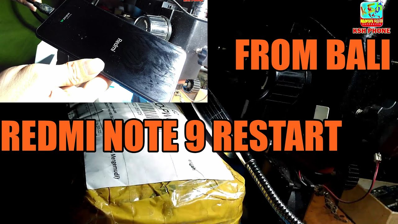 Xiaomi Redmi note 9 merlin restart restart kiriman subscriber Bali ...