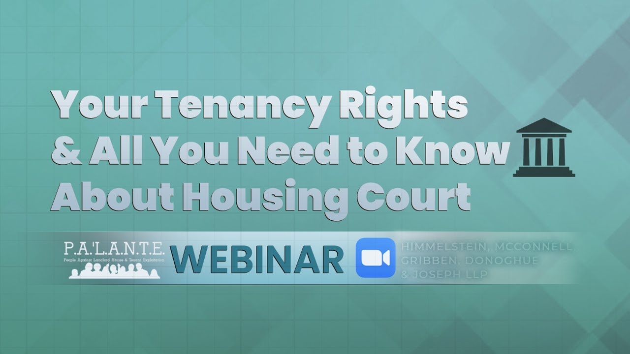 Your Tenancy Rights & All You Need to Know About Housing Court ...