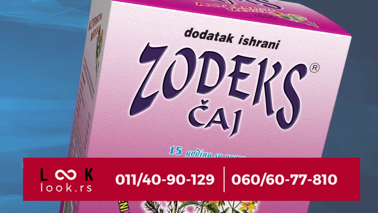 Zodeks čaj - 100% prirodni proizvod - YouTube