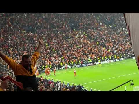 GALATASARAY 1-0 Liverpool FC Victor Osimhen Gol Tribün Çekim 30.09.2025 #GSvLIV