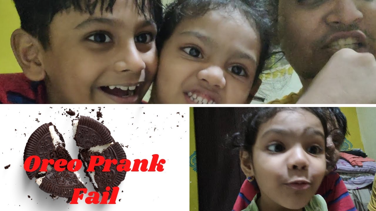 Oreo Prank Failed | Oreo Prank | Toothpaste in OREO PRANK | My First ...