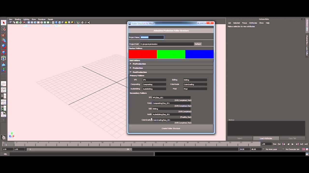 production folder structure demo - YouTube