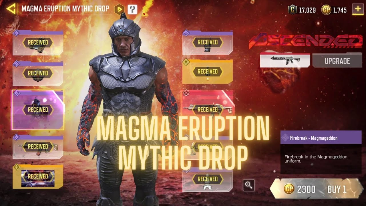 *NEW* Magma Eruption Mythic Drop | Lucky Draw! - YouTube