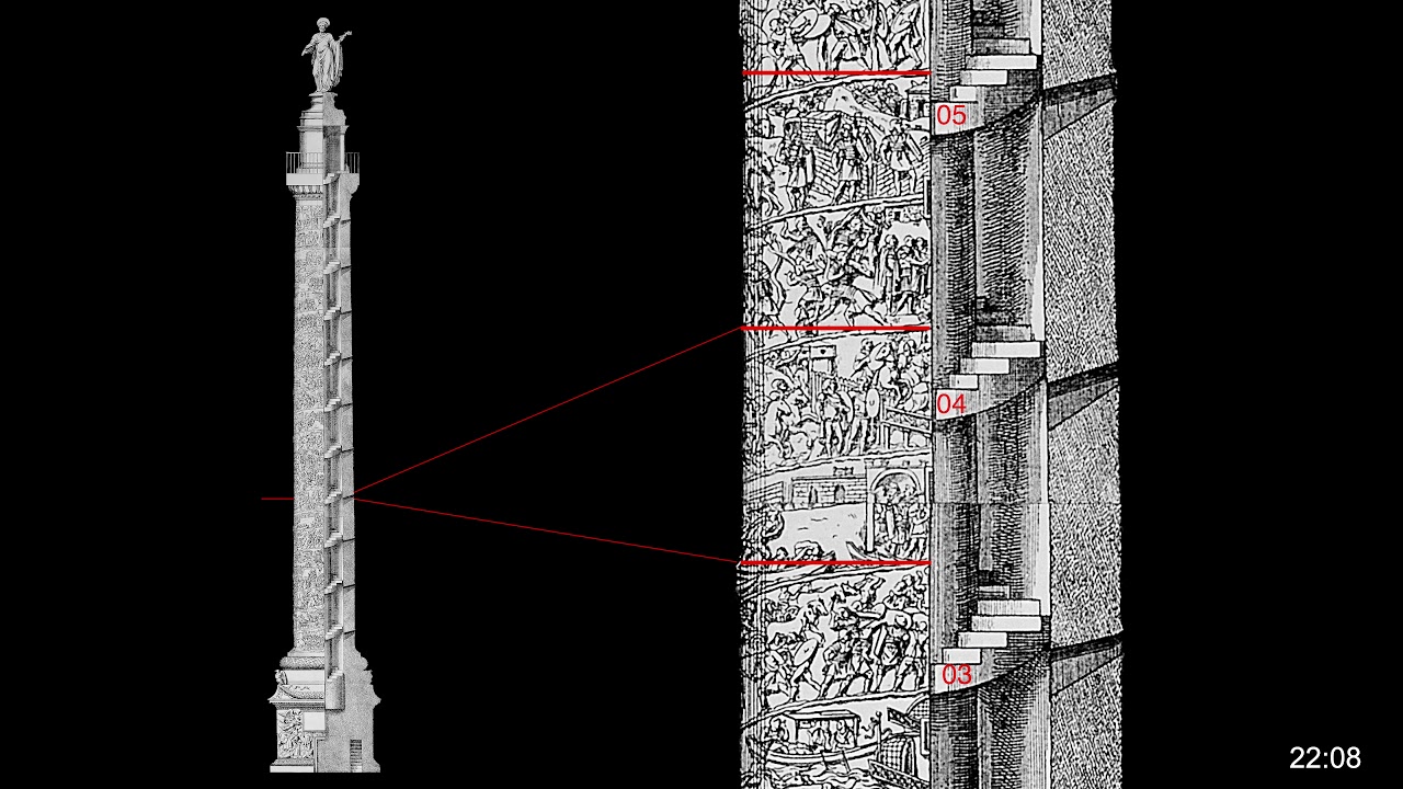 Les reliefs de la colonne Trajane - YouTube