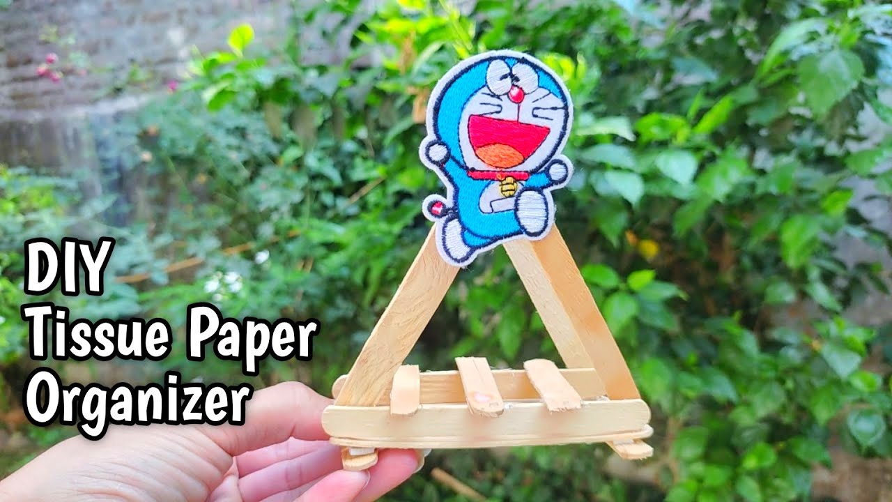 DIY Tissue Paper Organizer| Make Tissue Paper Holder | how to make ...