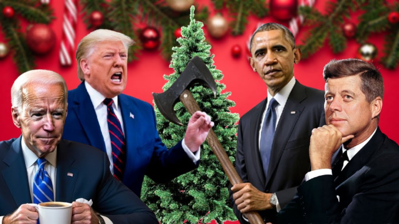 US Presidents Get A Christmas Tree (15k HOLIDAY SPECIAL) - YouTube