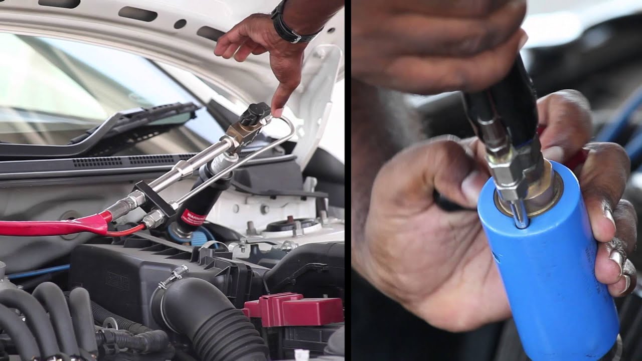 Filling up your tank with CNG - YouTube