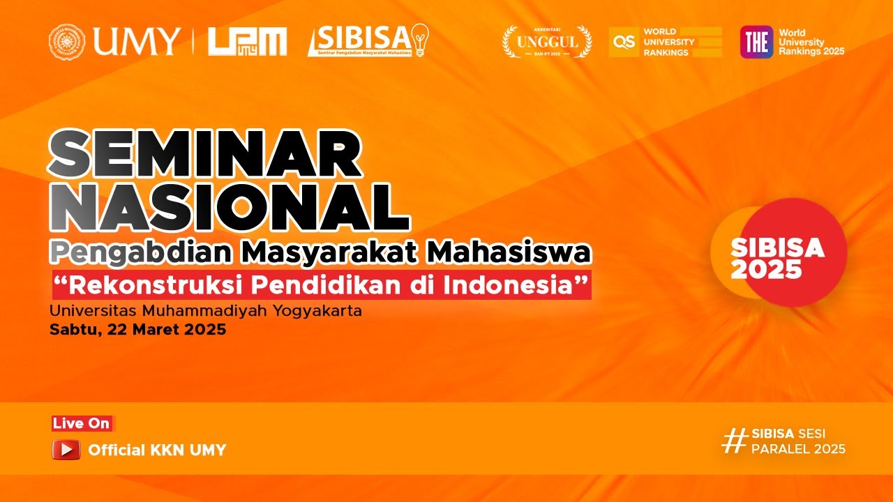 Seminar Nasional Pengabdian Masyarakat Mahasiswa (SIBISA) 2025 - YouTube