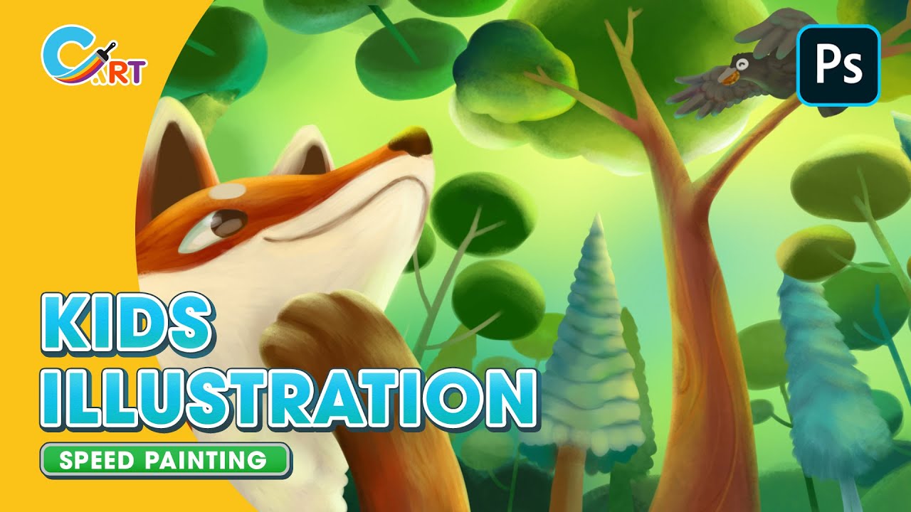 [KID'S ILLUSTRATION] The Fox and The Crow | Shifty fox - YouTube