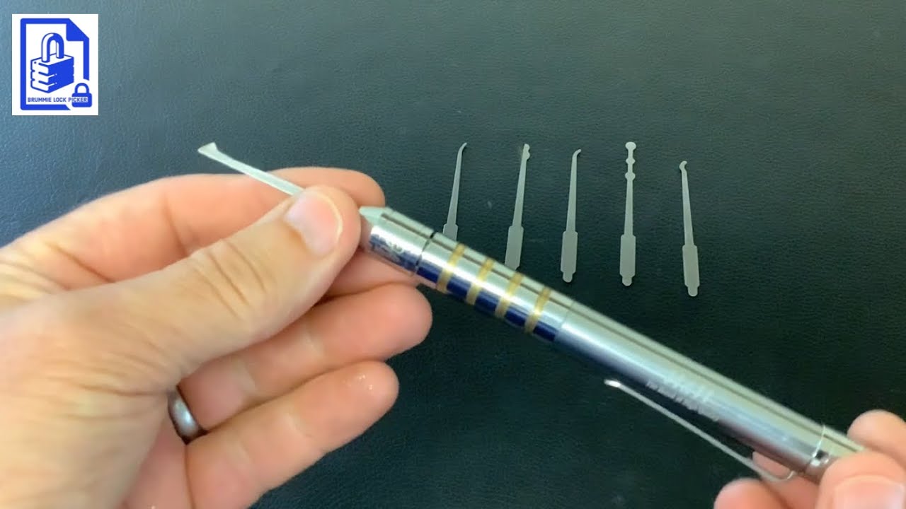 810. Closer look at the H&H pen pick | Pick modified into the half ball ...