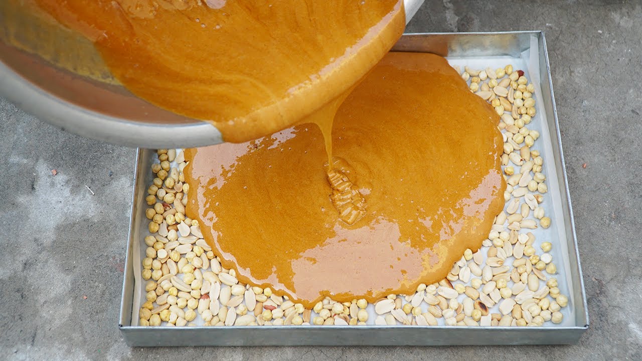 Homemade Jaggery and Peanuts Gachak Recipe By Hafiz Naveed | How To ...